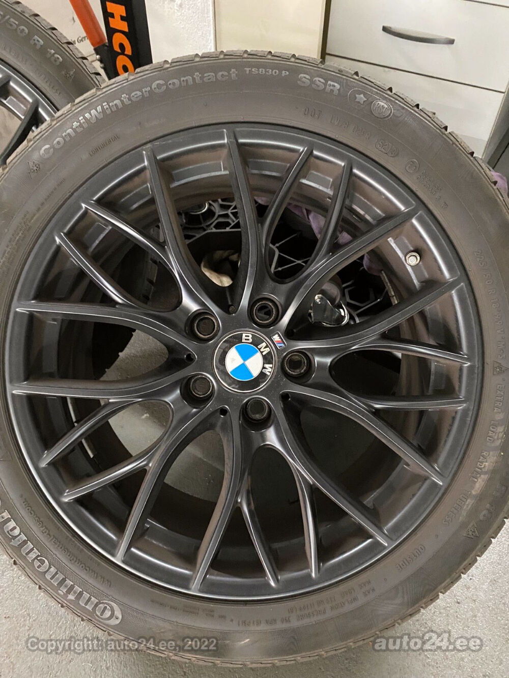 225/50R18 BMW ORIGINAAL M PERFORMANCE 405 SCHWARZ MATT 3-SEERIA GT F34 ...