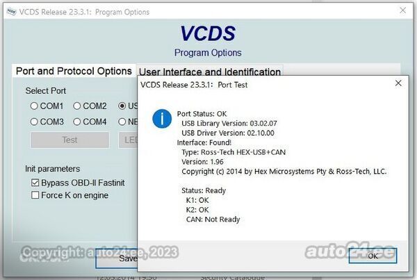 DIAGNOSTIKASEADE VCDS/VAG-COM 24.5.0, UUENDATAV, UUSIM VERSIOON! AUDI ...